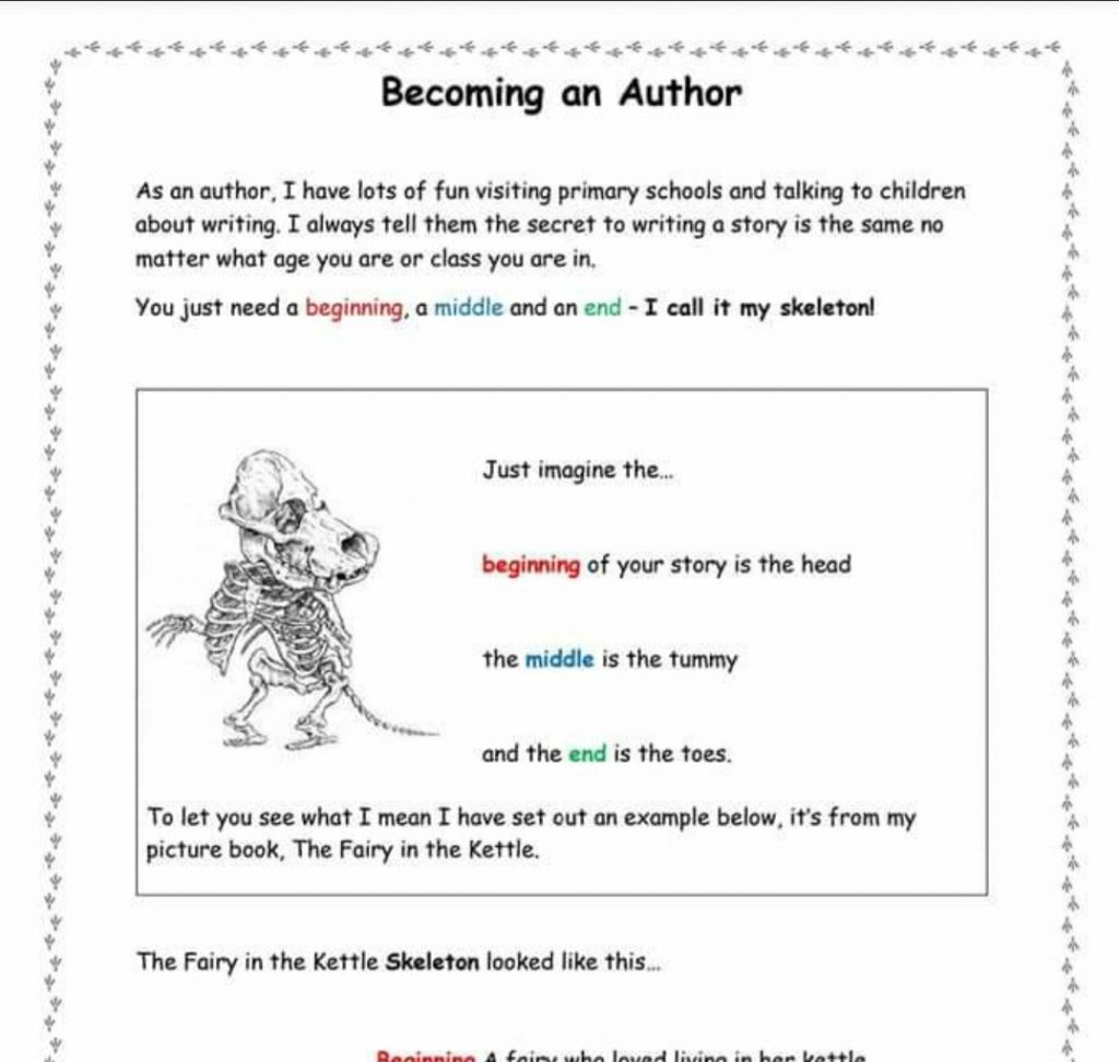 Becoming an Author - encouraging primary aged children to write their ...